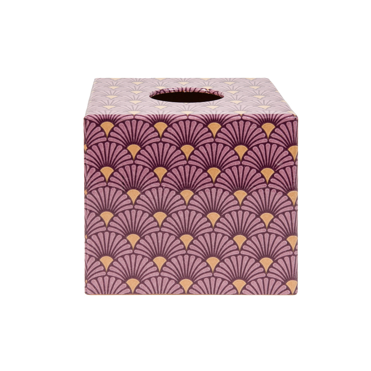 Art Deco Berry and Gold wooden Tissue Box Cover – Tissue box company